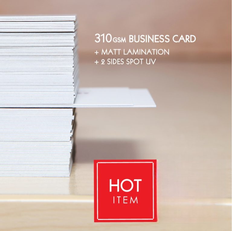 Premium Spot UV Standard Business Cards (310gsm ArtCard + Matt ...